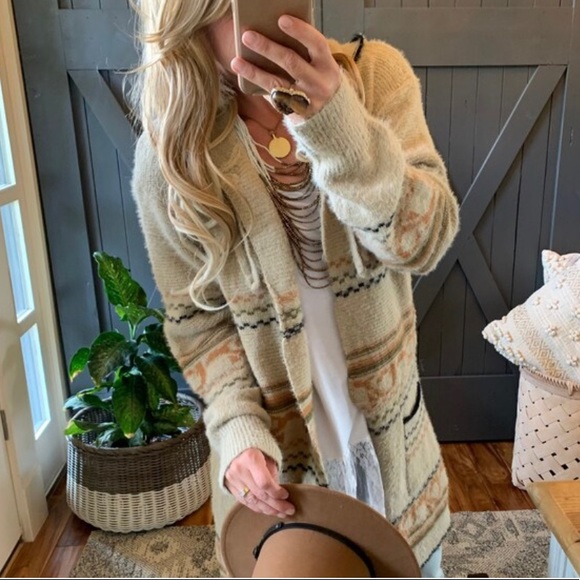 Shop_Fig | Sweaters | New Cozy Oversized Hooded Pocketed Long Cardigan Sweater Coat | Poshmark